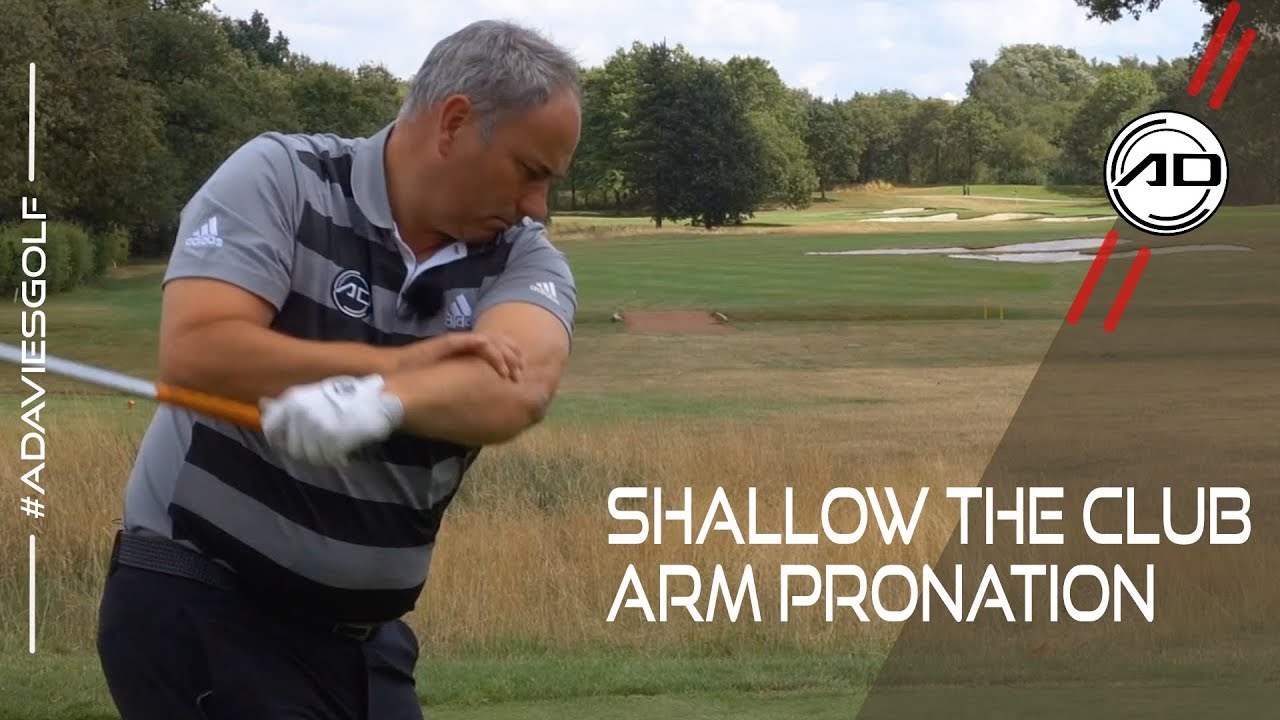 How To Shallow The Club - Arm Pronation - YouTube