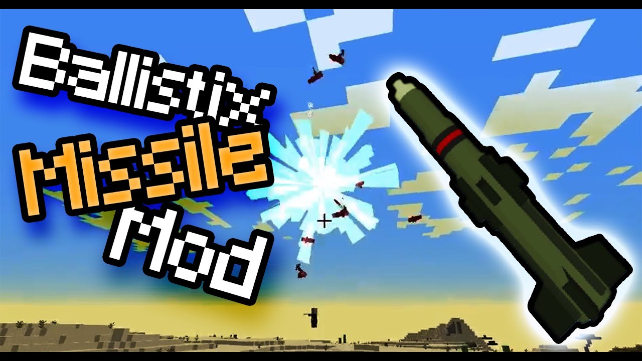 MINECRAFT HAS MISSILES?! (Ballistix) - YouTube