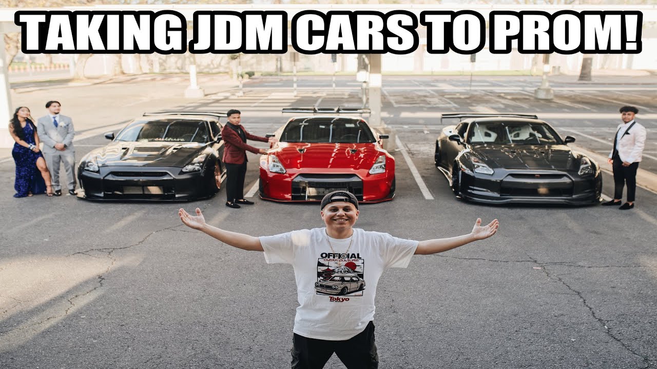 WE TOOK JDM CARS TO PROM!! *gone wrong* - YouTube