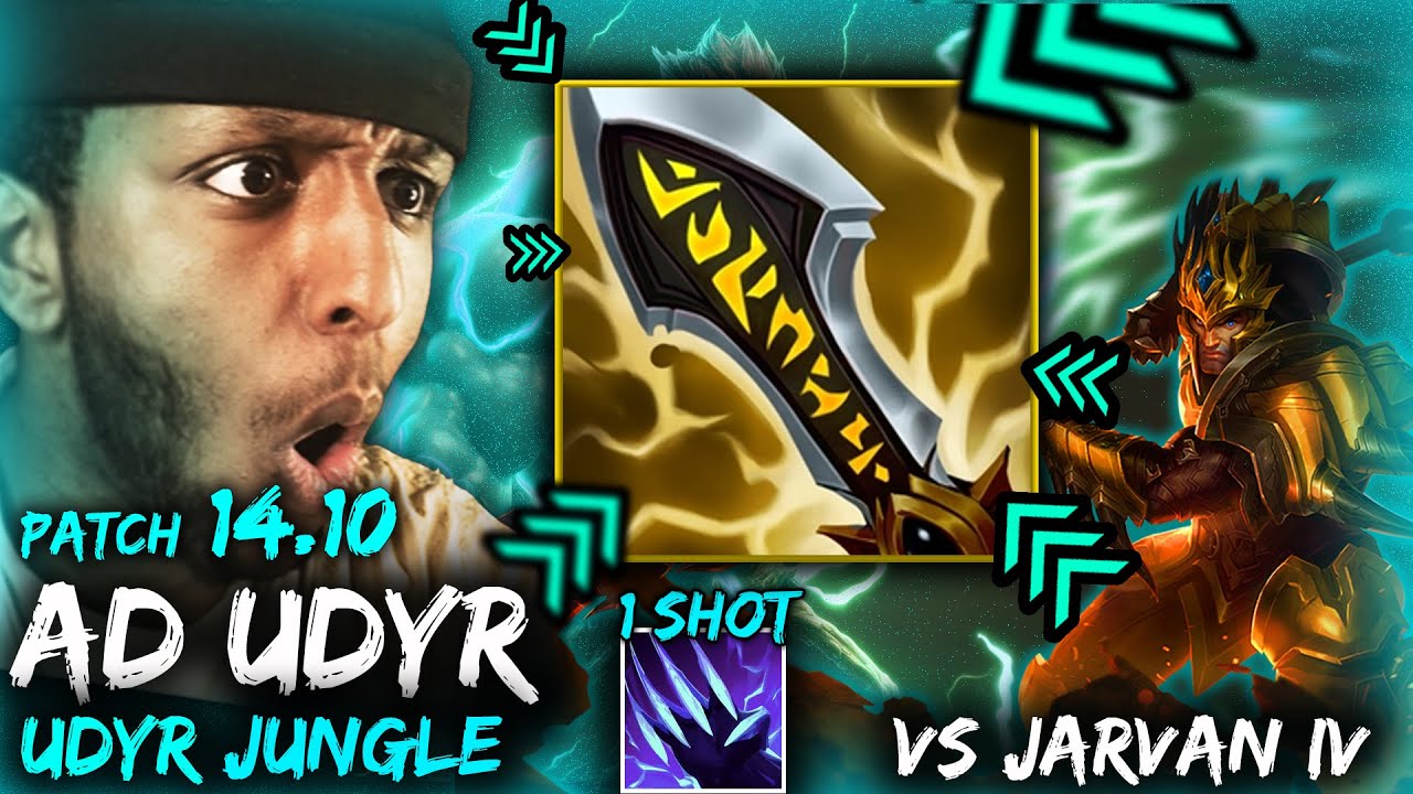 Udyr Builds Infinity Edge / AD Udyr VS Jarvan IV in Jungle #udyr # ...