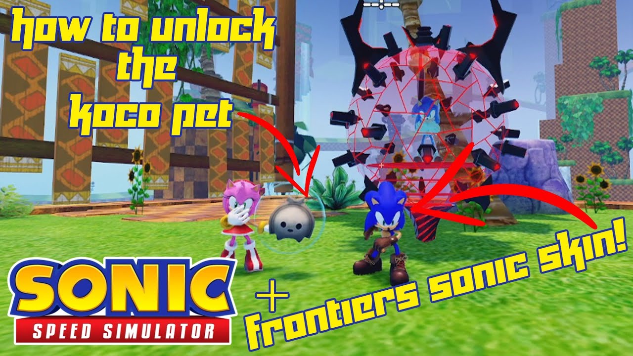 *NEW* FRONTIERS SONIC SKIN & KOCO PET | SONIC SPEED SIMULATOR - YouTube