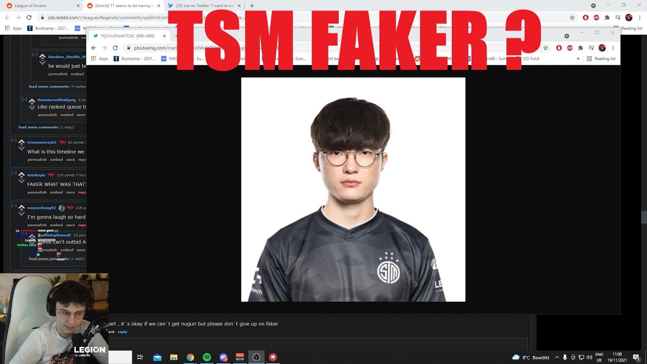 Caedrel opinion on TSM Faker - YouTube