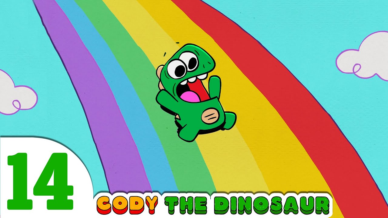 Cody the Dinosaur - Episode 14 - CODY PLAYS WITH COLORS - YouTube