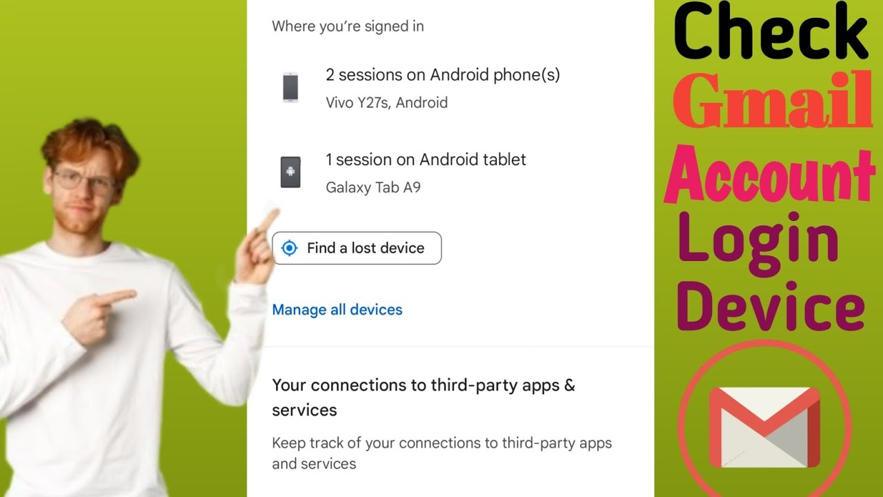 How to check My gmail login device | Who Use my gmail account (2025 ...
