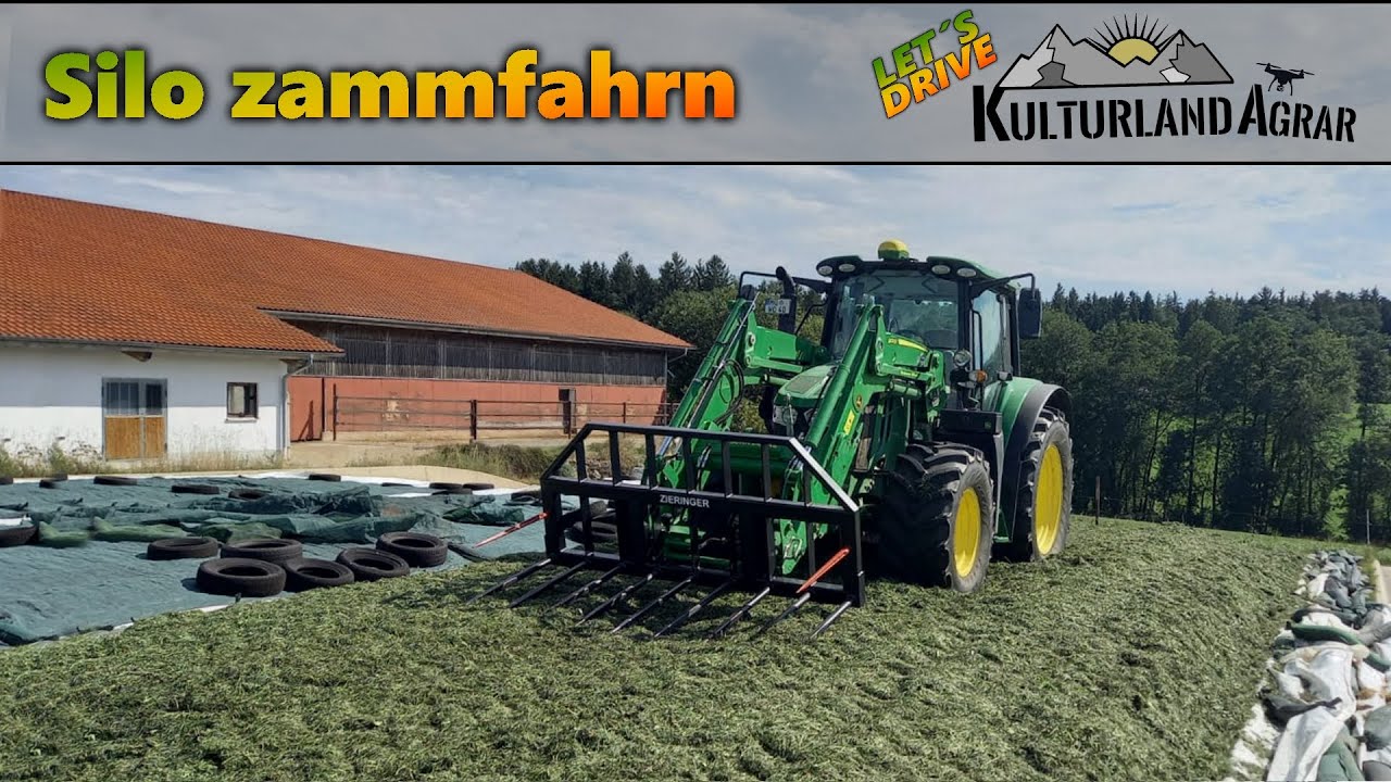Silo Zammfahrn | Silo Festfahren | Letzter Schnitt Gras | Silo ...