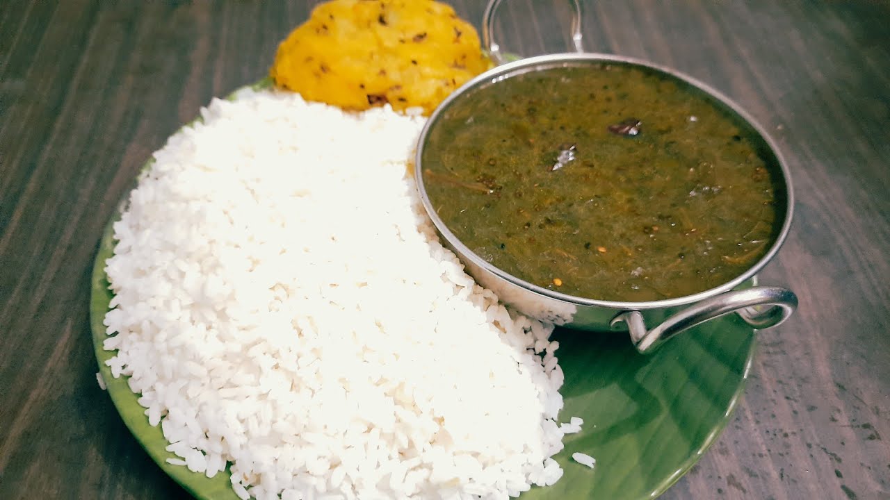 चावल पटुआ का झोर || आलू का चोखा बिहारी स्टाइल मे || patua saag recipe ...