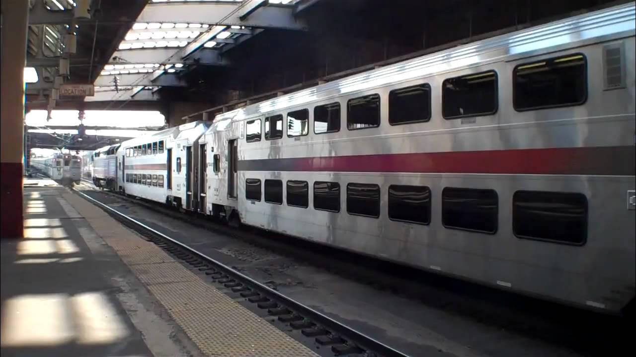 Amtrak & NJ Transit Newark Penn Station - YouTube