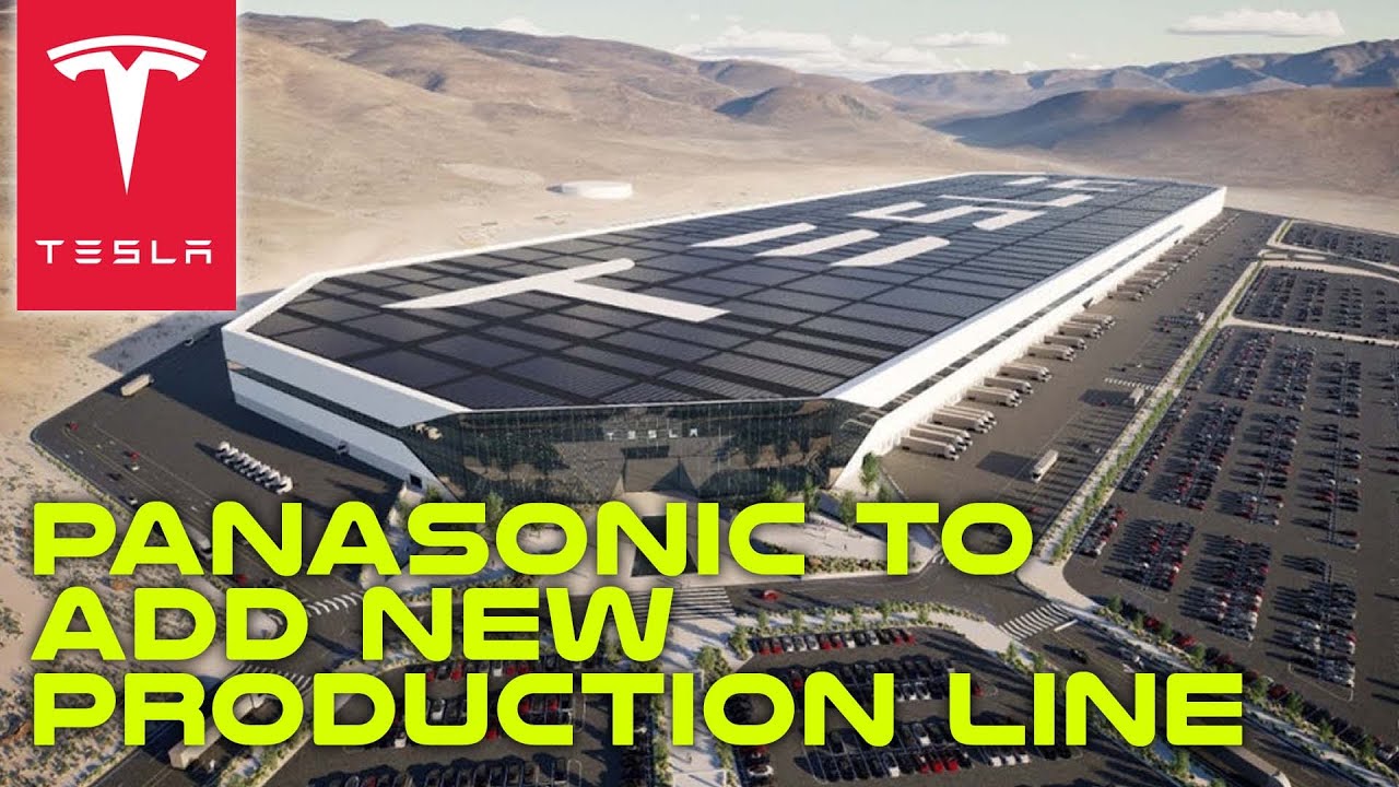 Panasonic to Add New Production Line to Tesla Giga Nevada - YouTube