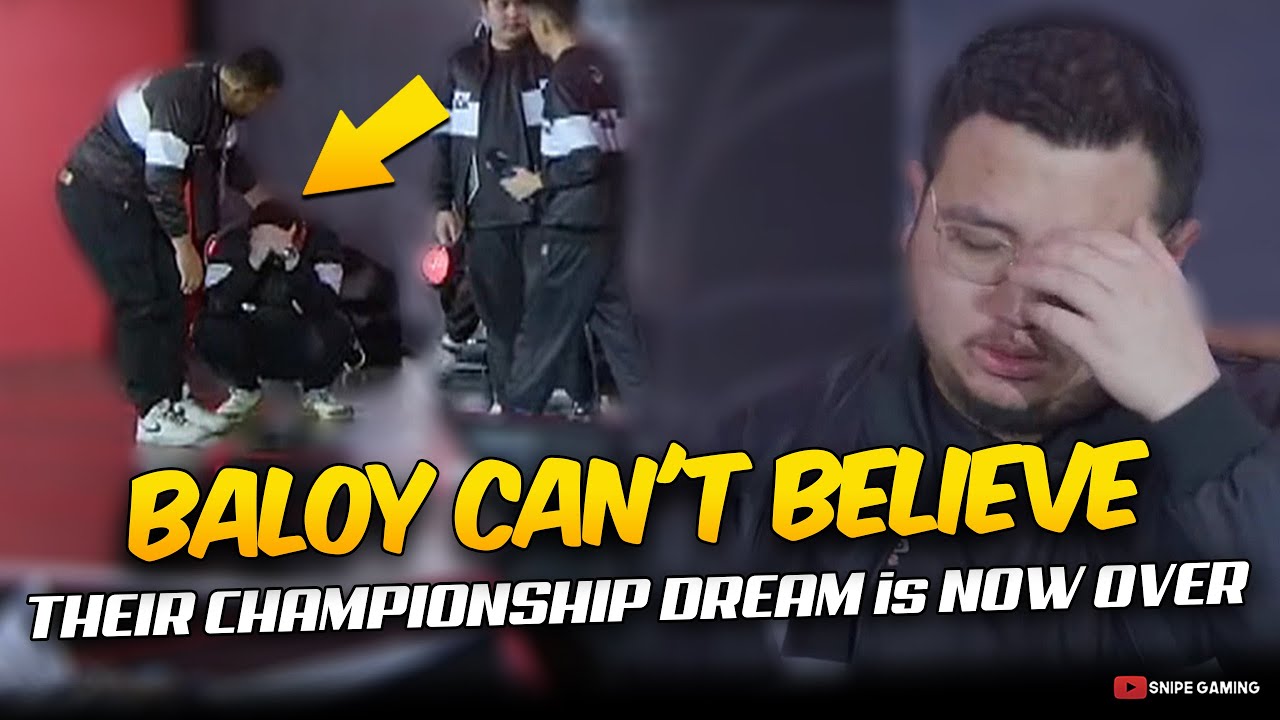 BALOY CAN'T BELIEVE THEIR CHAMPIONSHIP DREAM is NOW OVER . . .🥺 - YouTube