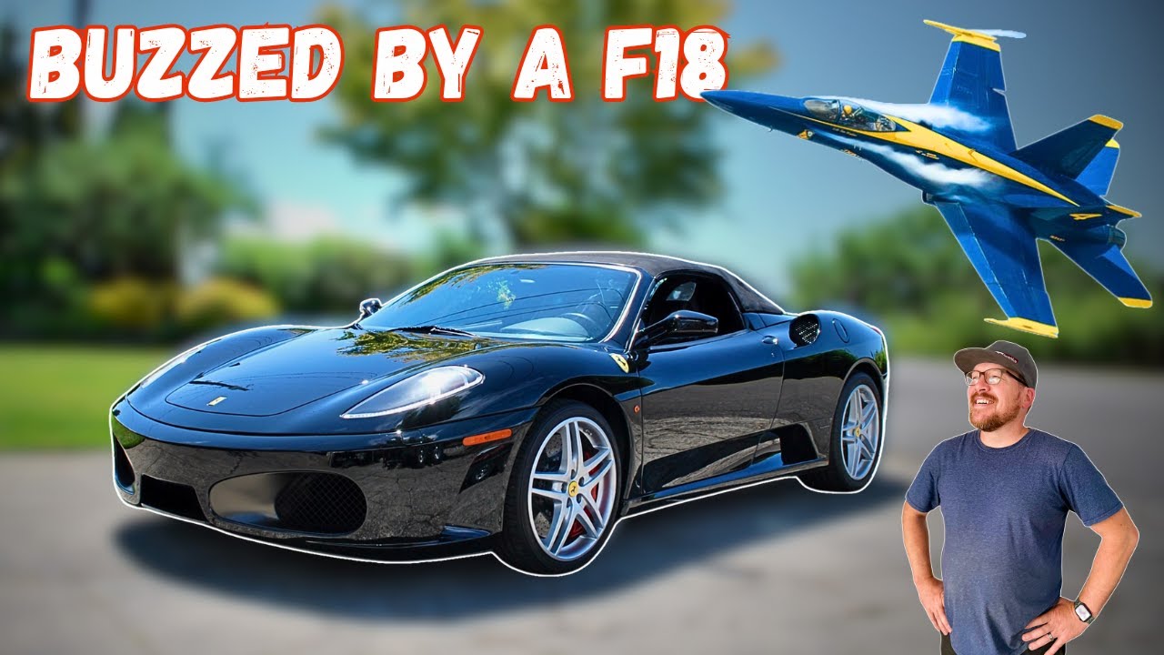 UNREAL... Ferrari Manual Conversion & F18 Flybys ~ Not a bad day - YouTube