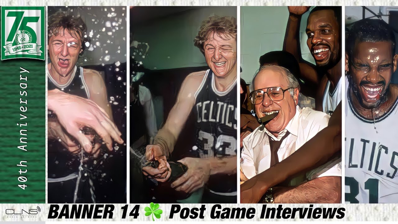 Boston Celtics 1981 Trophy Celebration with Rick Barry - YouTube