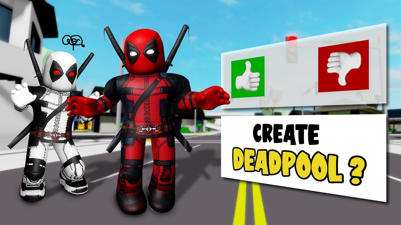 Cara Membuat DEADPOOL Di Brookhaven W/codes - Roblox Indonesia - YouTube