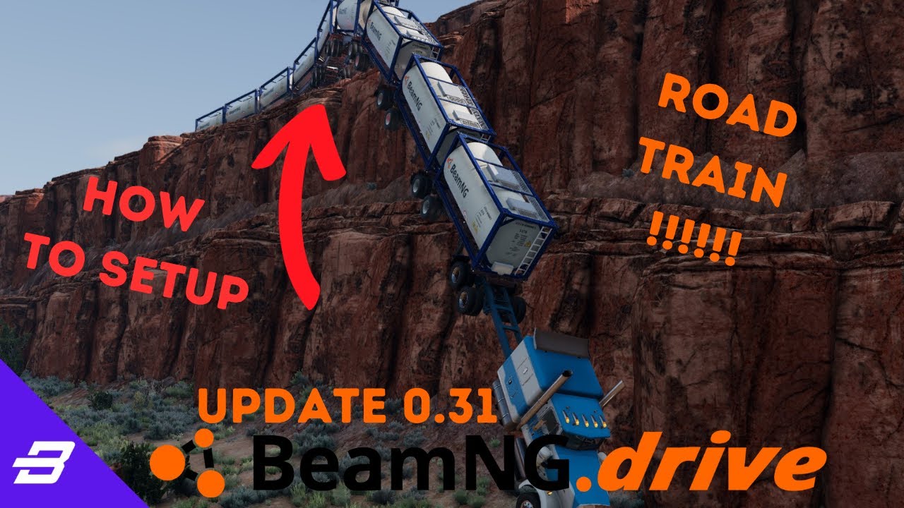 How To Setup A Road Train In BeamNG.Drive | Update 0.31 - YouTube