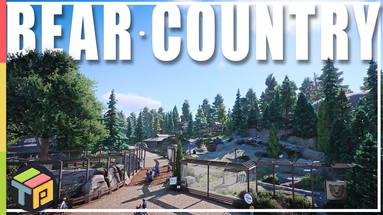 MOUNTAINSIDE Grizzly Bear Habitat | Tiguidou Zoo | Planet Zoo - YouTube