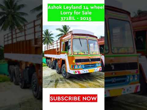 Ashok Leyland 14 wheel lorry sale 3718 - 2015