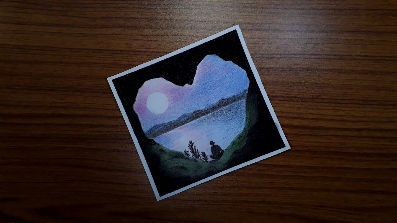 How to draw Alone Boy using colour pencils || Alone boy sketch ...