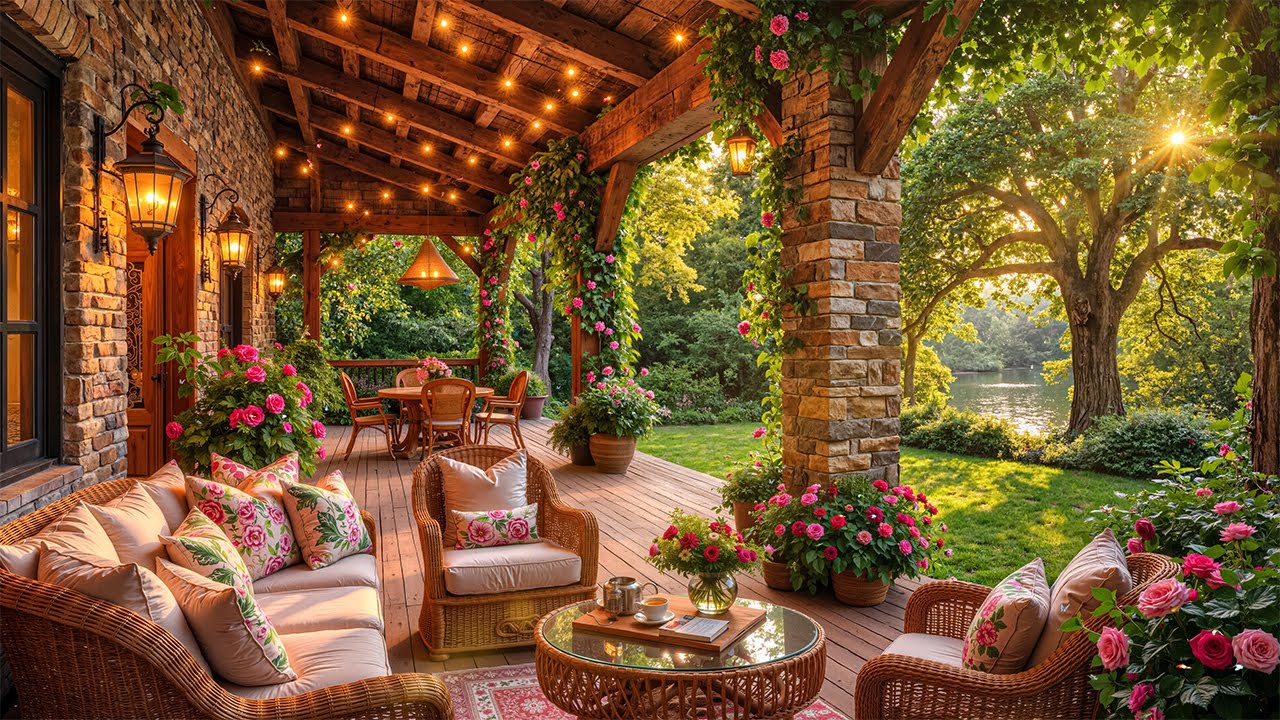 Forest Cafe Jazz Playlist ☕ Cozy Coffee Shop Ambience with Soothing ...