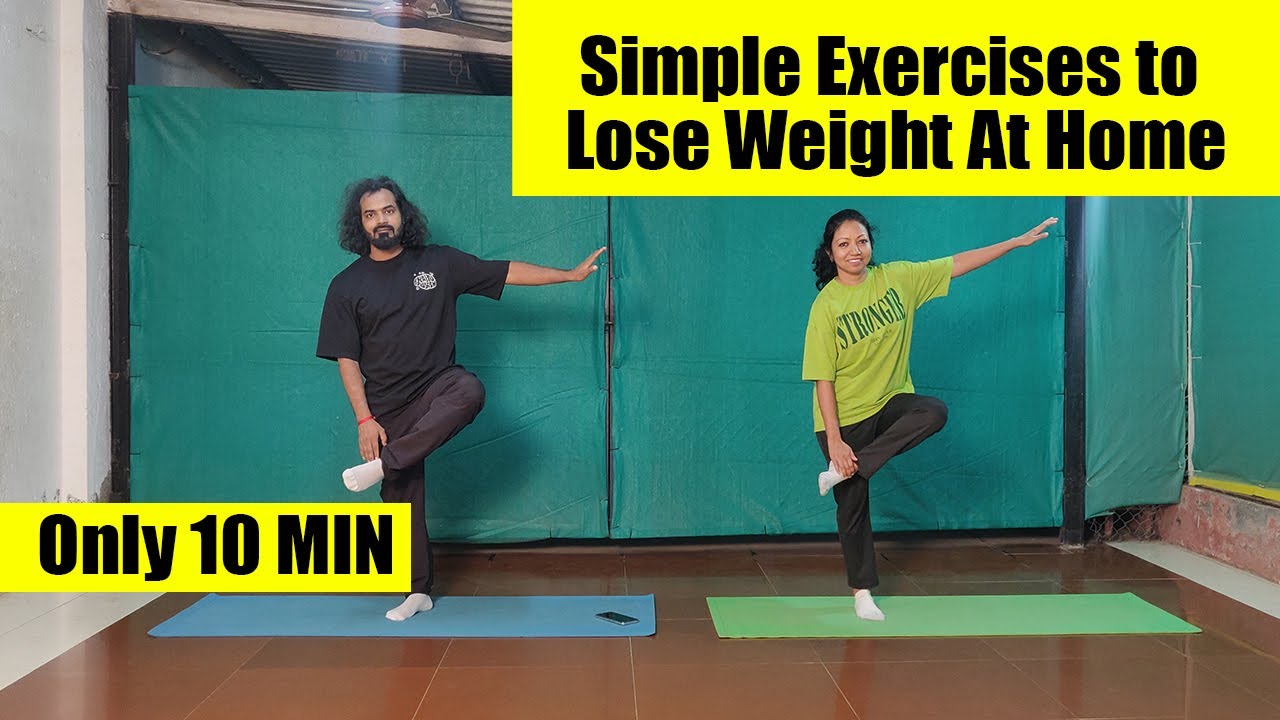 Simple Exercises to Lose Weight At Home - YouTube