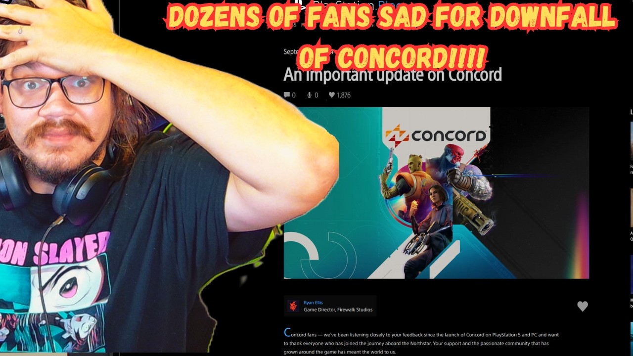 CONCORD DOWNFALL!!! DOZENS of fans Sad!!! - YouTube
