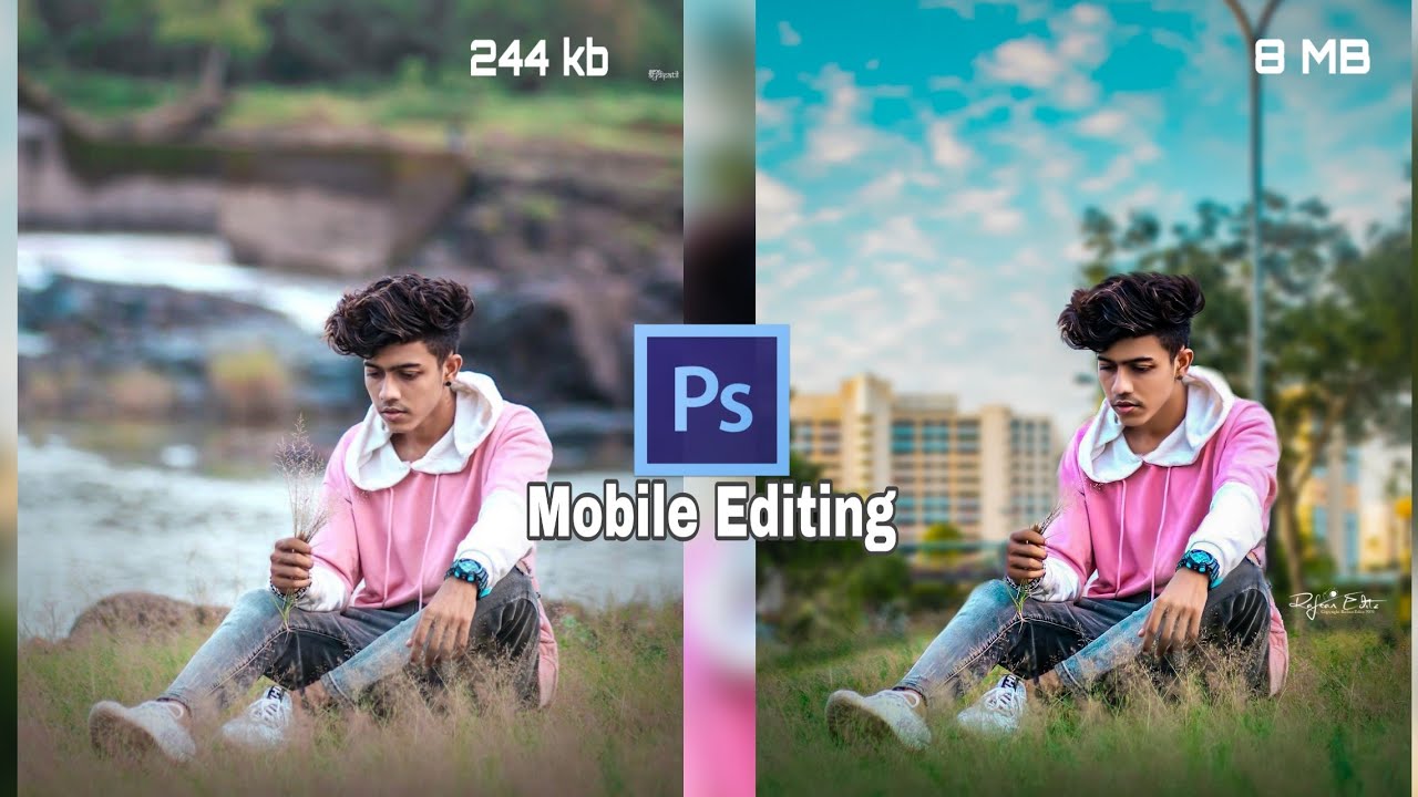 How to change background in Photoshop cc mobile app || HD photo editing ...