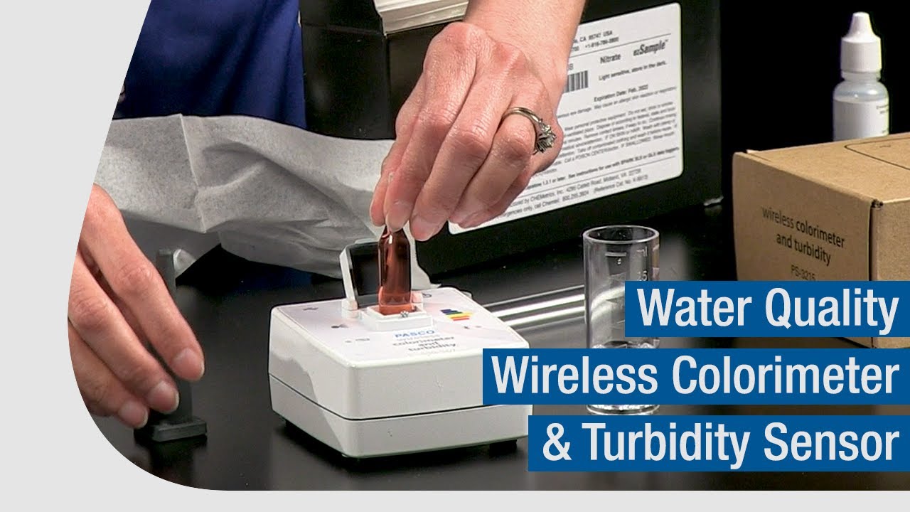Water Quality with the Wireless Colorimeter & Turbidity Sensor - YouTube