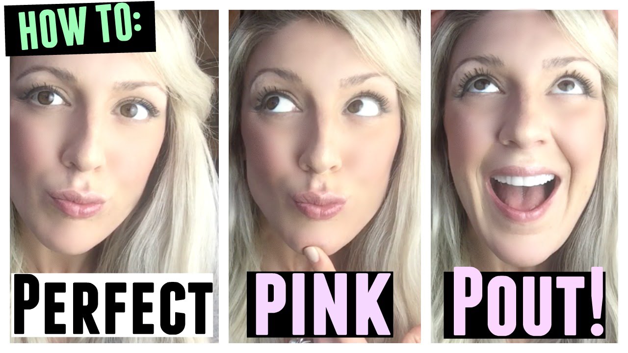 HOW TO: PERFECT PINK POUT! - YouTube