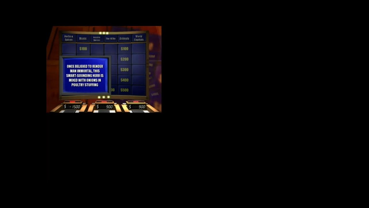 Jeopardy! (PC) - Gameplay #3 (Part 1) - YouTube