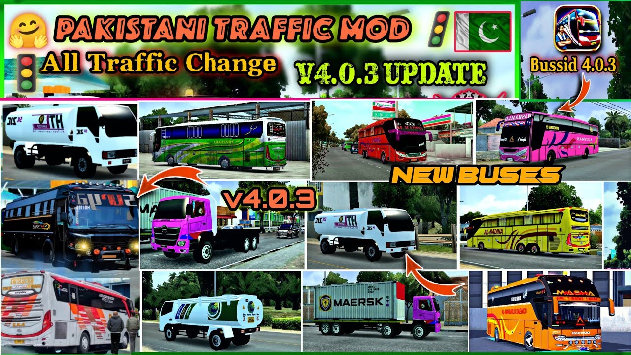 How to Add Pakistani traffic mod ! V4.0.3 Bus simulator indonesia ...