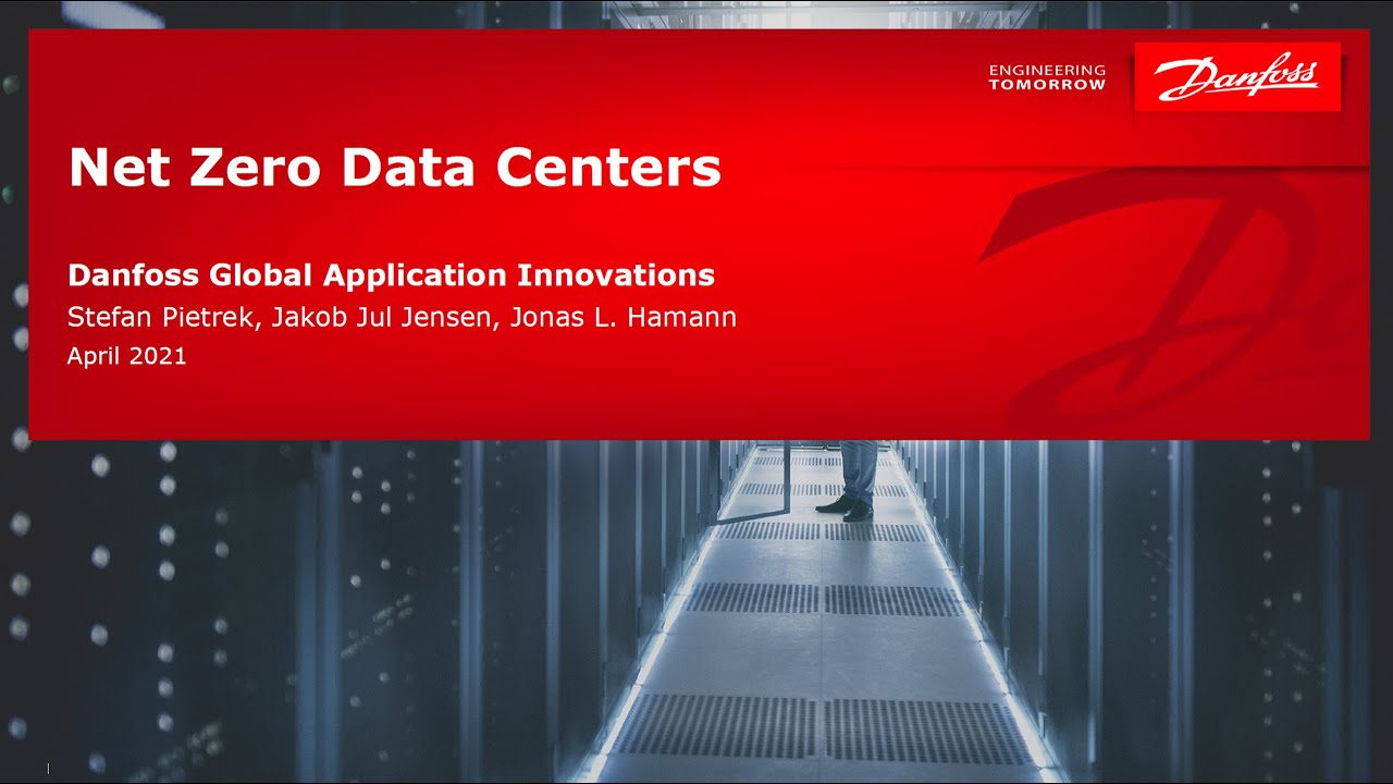 Towards Net Zero Energy Data Center - YouTube