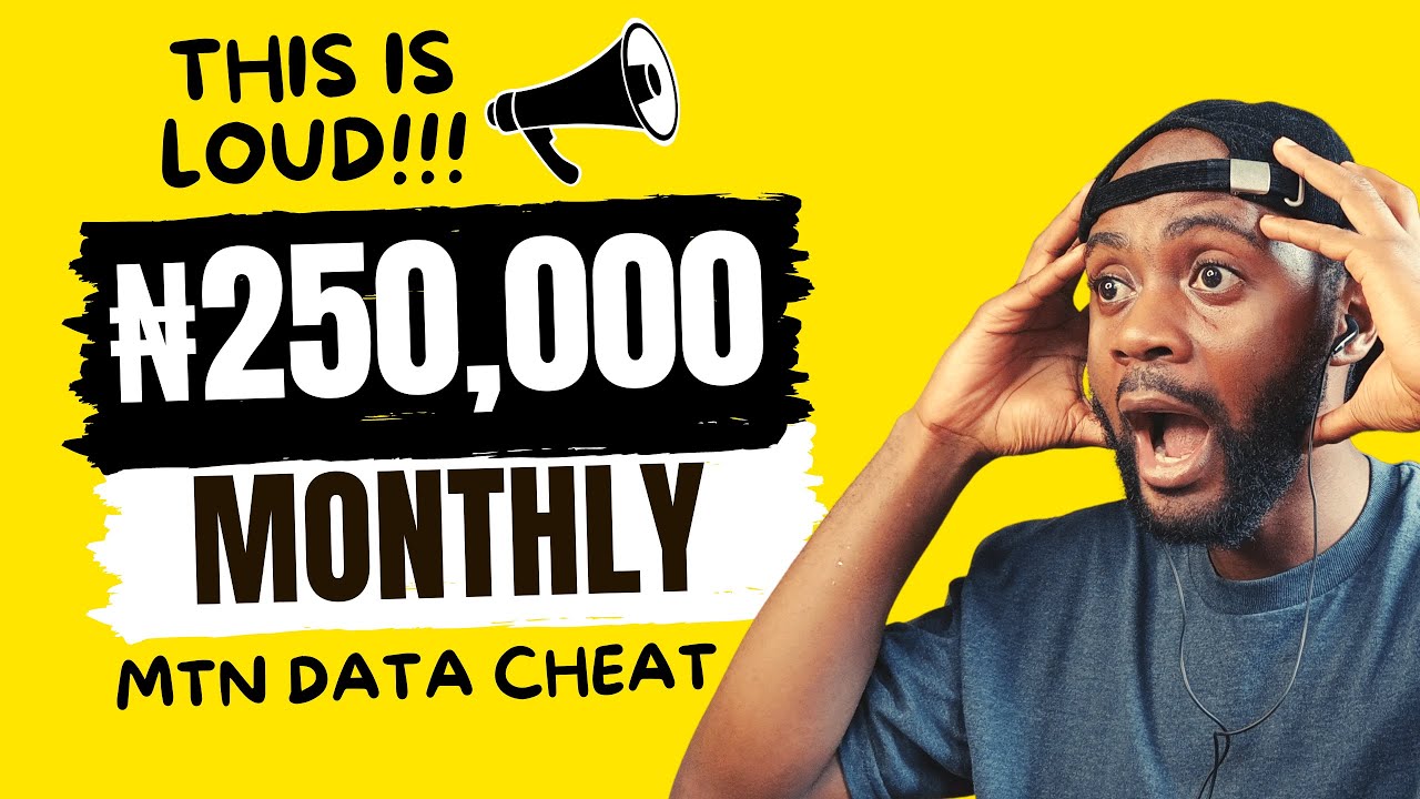 Earn Up To ₦250,000 Monthly Selling Data and Airtime + MTN Data Cheat ...