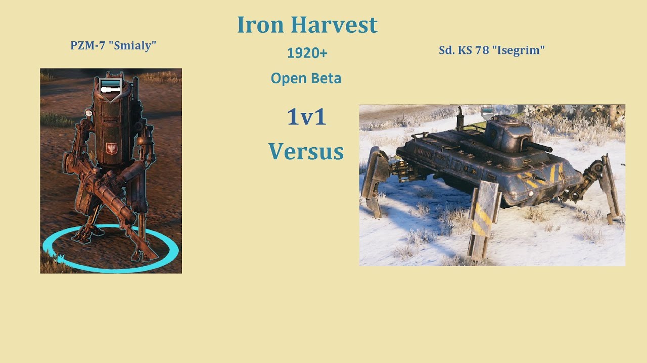Iron Harvest-(Open Beta) PZM-7 Smialy vs Sd. KS 78 Isegrim - YouTube