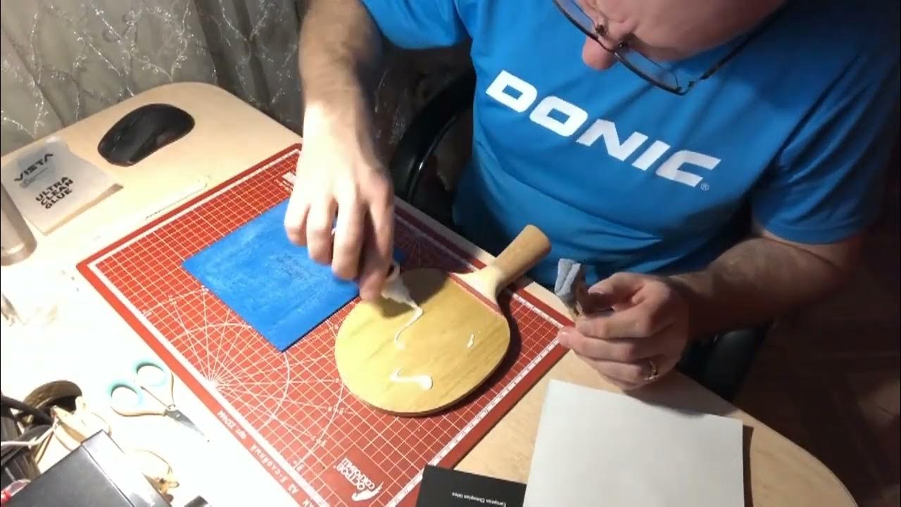 Основание DONIC Waldner DOTEC AR, накладки DONIC Bluestorm Z2 (COLORED) и DONIC Desto F4 - YouTube