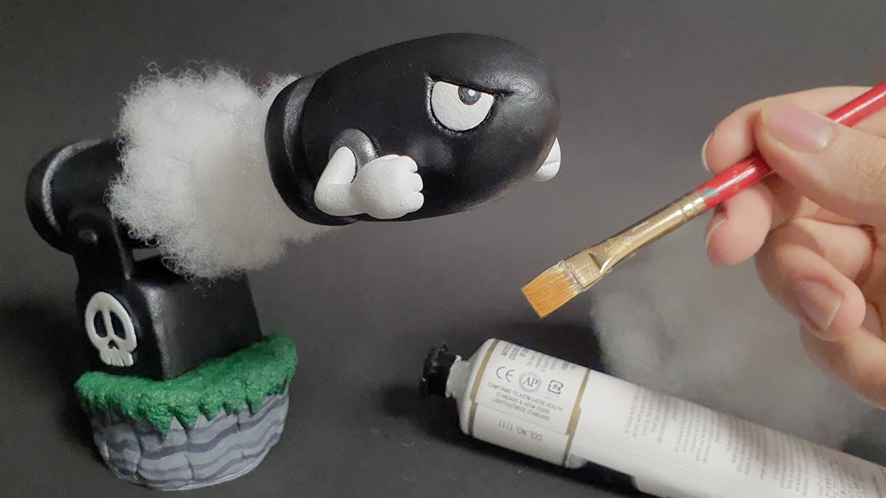 Sculpting Bullet Bill | Super Mario Bros - YouTube
