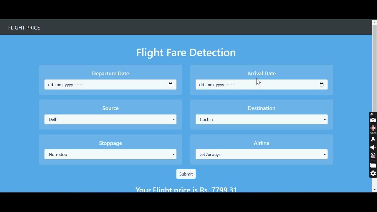 Flight Fare Prediction System | Machine Learning with Random Forest ...