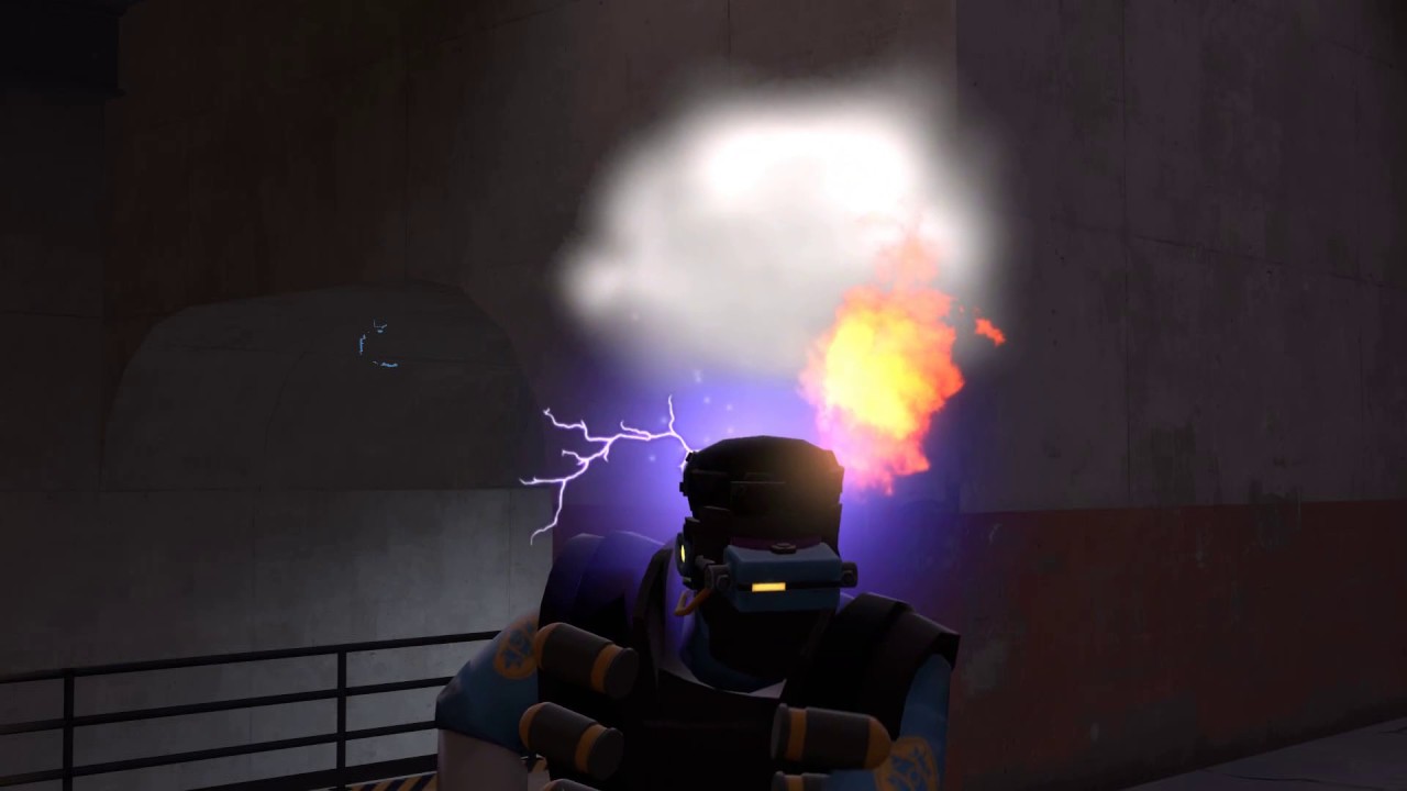 TF2 Unusual Combo - Blizzardy Storm + Tesla Coil + Orbiting Fire - YouTube
