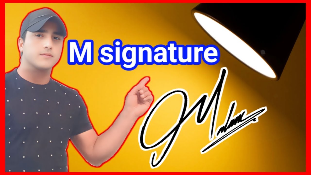 M signature style | M letter signature style | Signature style of my ...