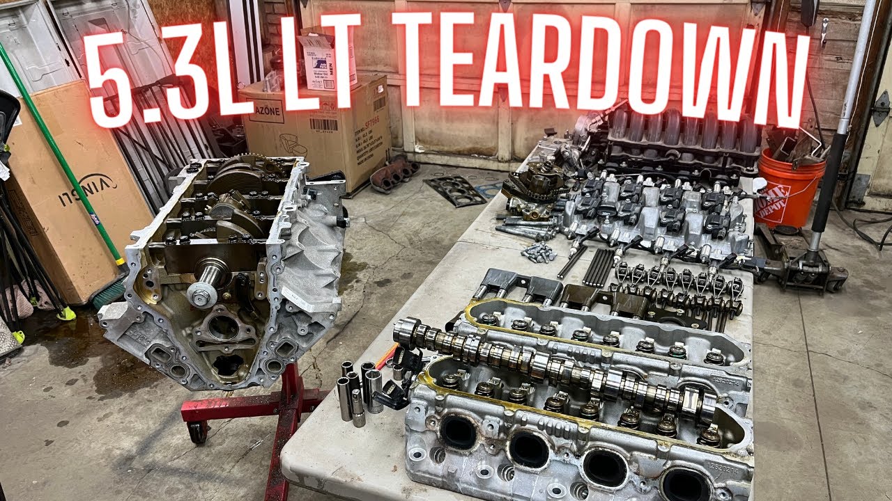 5.3L LT (L84) Engine Tear Down - YouTube