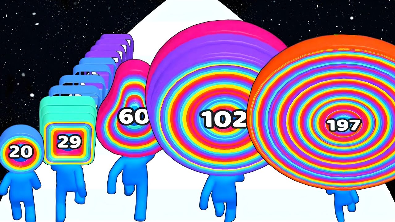 Layer Man Run 3d vs Rope Man Run 3d - Satisfying Max Levels, ASMR Game ...