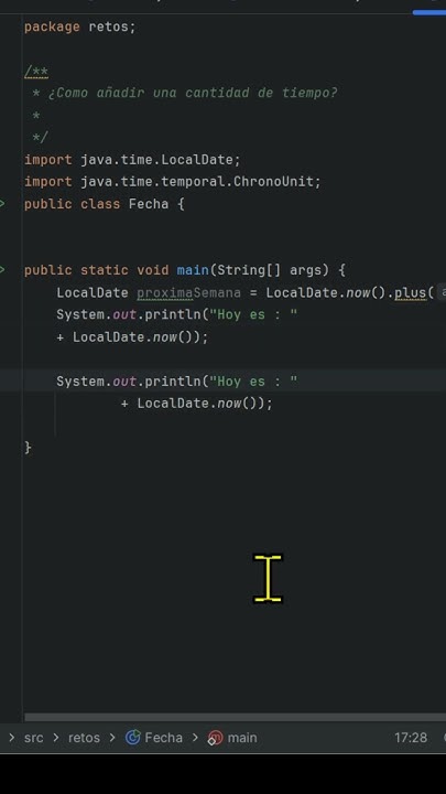 Hacer uso de LocalTime en #Java #programacion #backend #clip #coding #asmr - YouTube