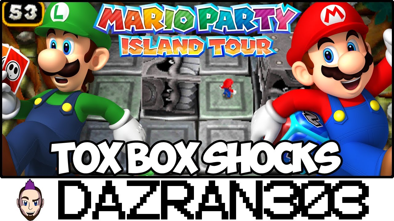 MARIO PARTY ISLAND TOUR | Tox Box Shocks Minigame | Gameplay/Commentary ...