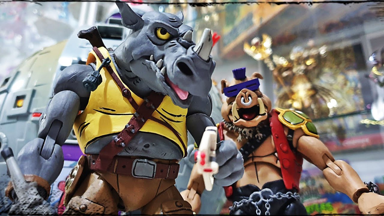 Tmnt Neca Bootleg Bebop and Rocksteady - YouTube