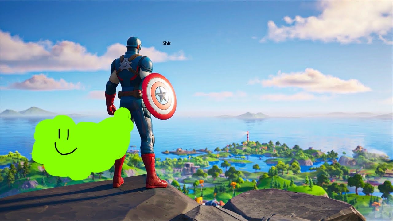 CAPTAIN AMERICA FART IN FORTNITE HAHAHA - YouTube
