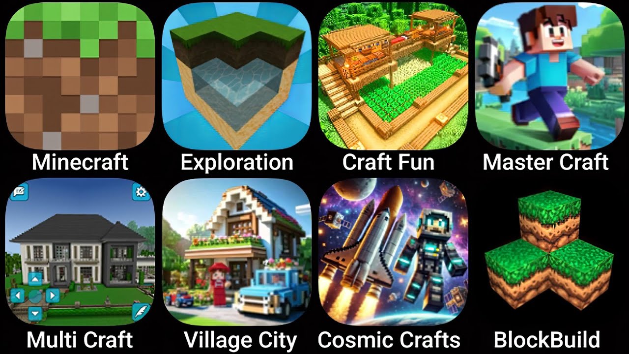 Minecraft,Exploration,Craft Fun,Master Craft,Multi Craft,Village City ...