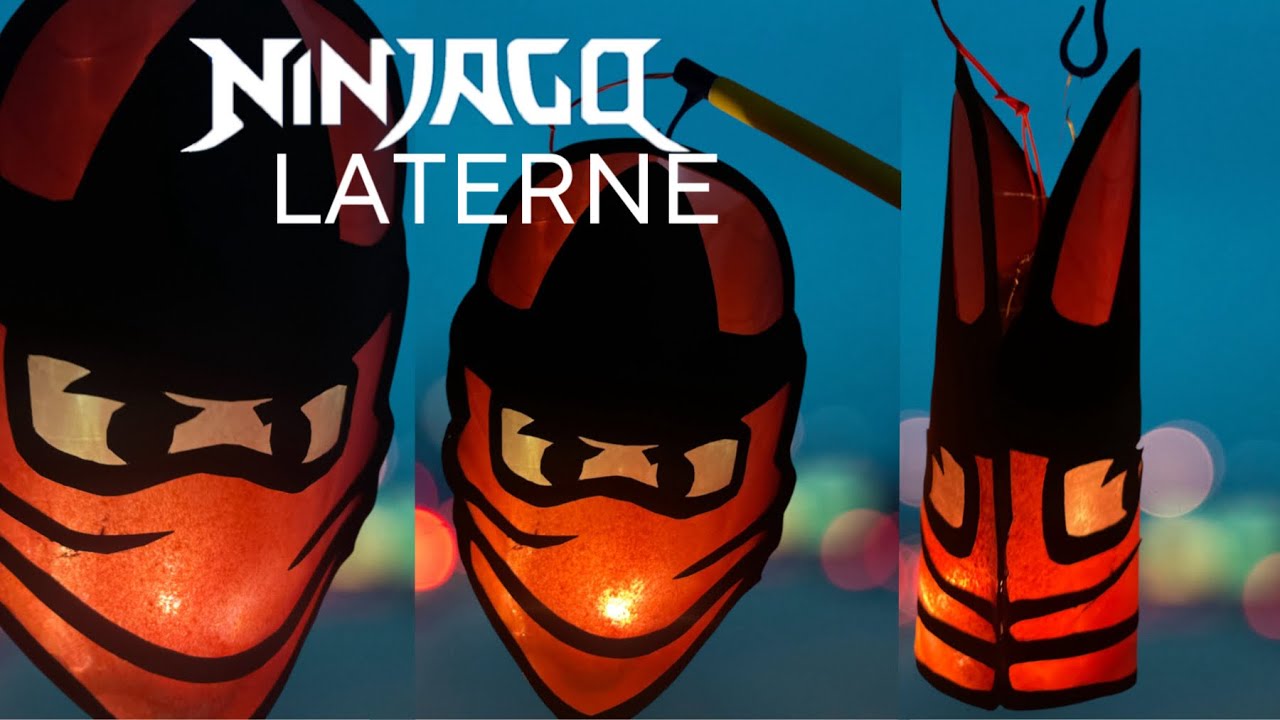 NINJAGO Ninja Laterne | Sankt Martin | Laternen Vorlage zum Ausdrucken ...