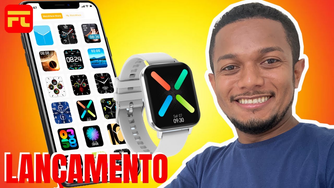 CONHEÇA: Smartwatch DTX ULTRA - BORDA PEQUENA, a prova d'água, 7 dias ...