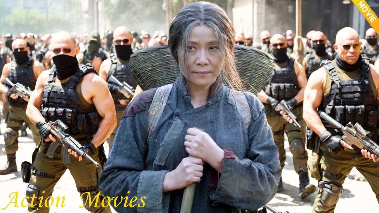 2024 Kung Fu Action Movie: 80-year-old lady is a hidden kung fu master, taking out countless ...