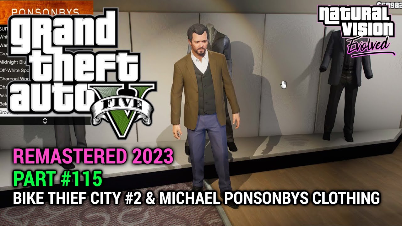 GTA 5 NVE 100% Gameplay Walkthrough Part 115 - Bike Thief City #2 ...