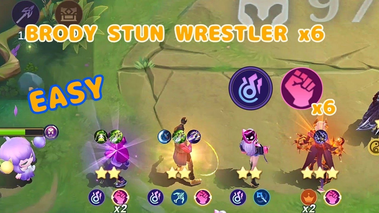 BRODY STUN WRESTLER X6 EASY || MAGIC CHESS - YouTube