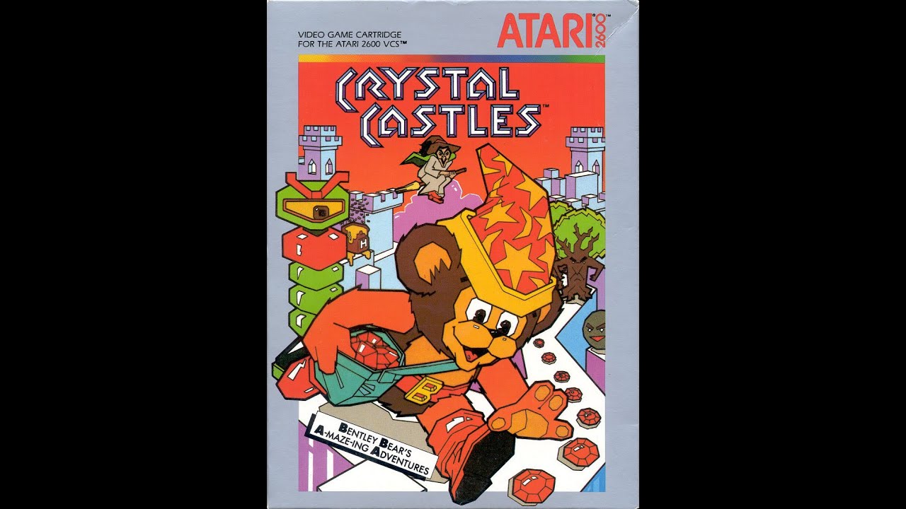 Crystal Castles - Atari 2600 - Gameplay Up to Level 3 - YouTube