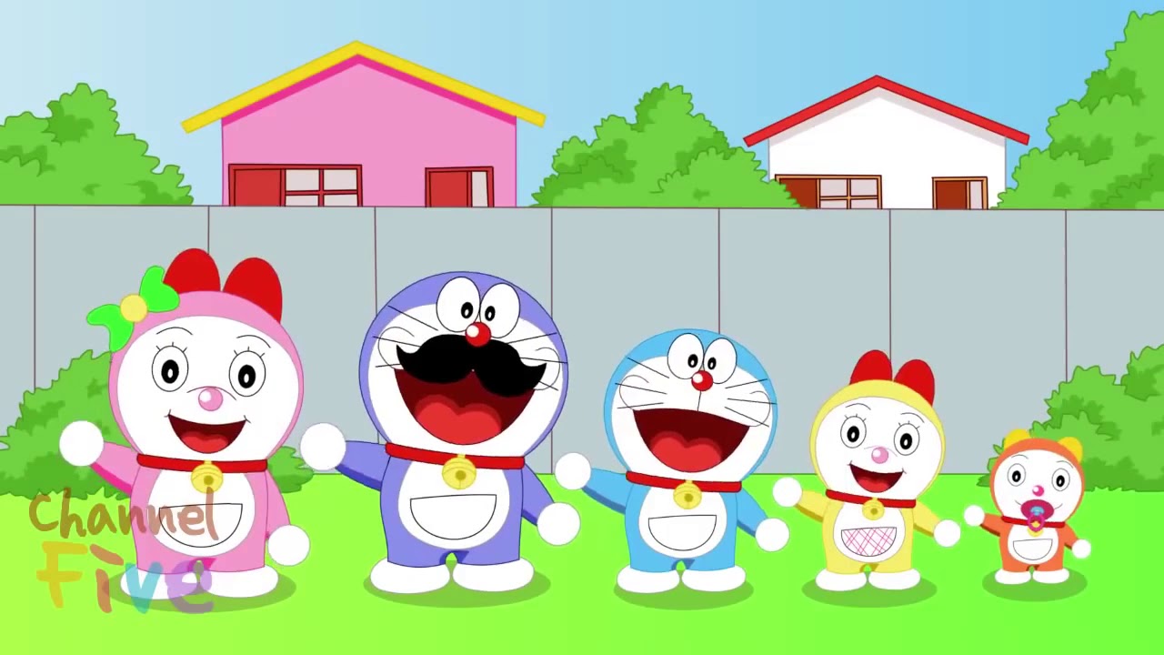 DORAEMON Finger Family Nursery Rhyme for children - YouTube